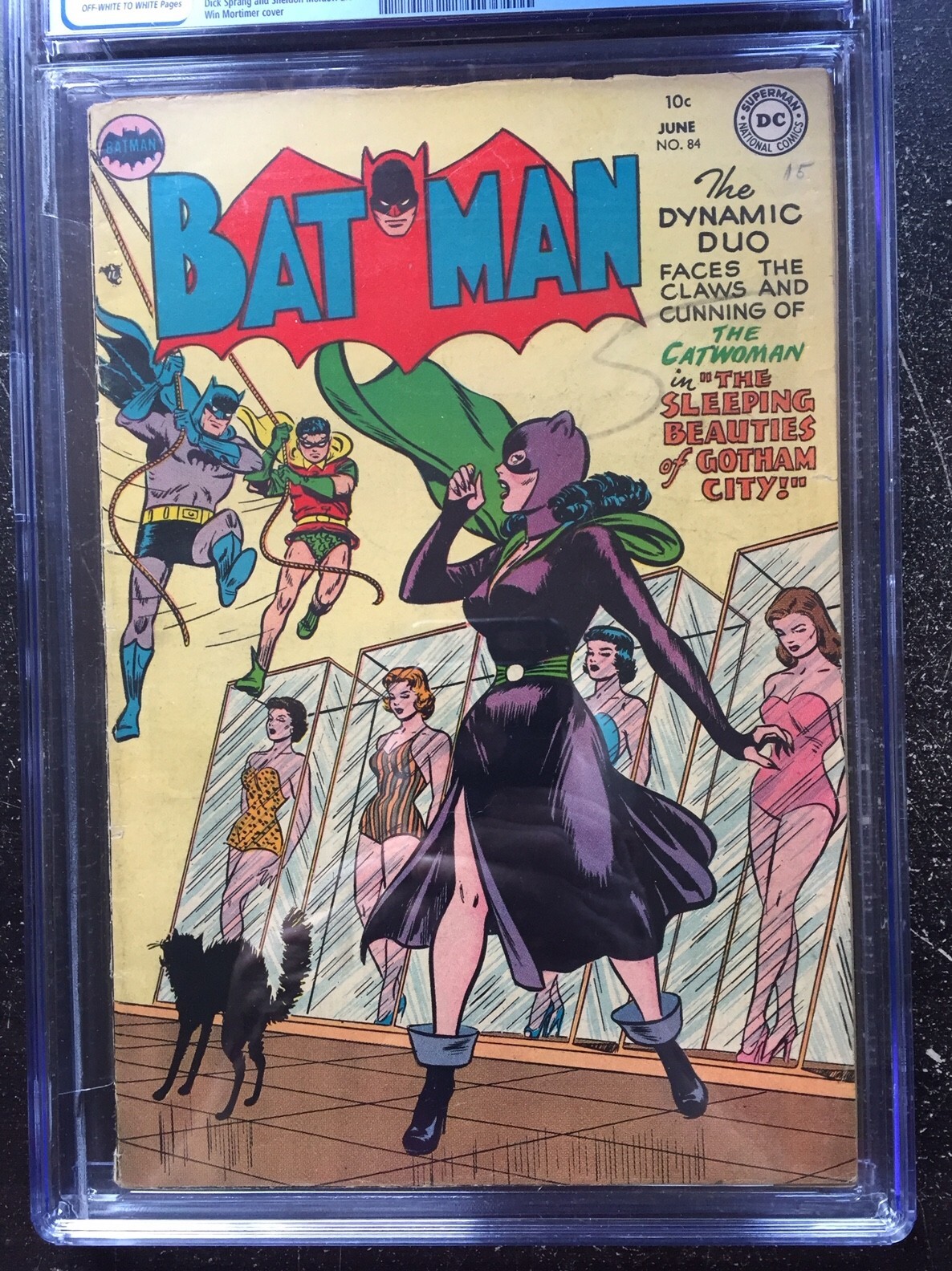 BATMAN #84 CGC VG/FN 5.0; OW-W; Catwoman cover; COMIC BOOK IMPACT ...