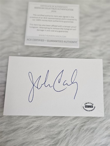 JOHN CANDY HAND SIGNED AUTOGRAPHED 3X5 INDEX CARD MOVIE STAR COMEDY ...
