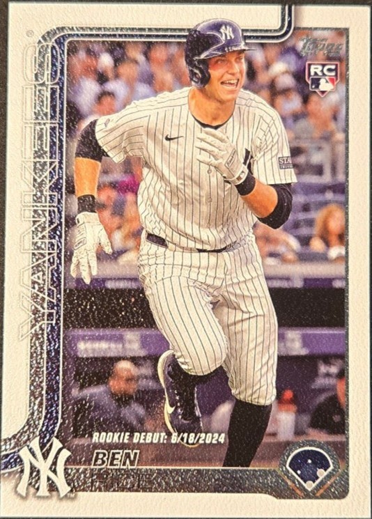 2025 Topps Series 1 - Ben Rice #337 Canvas /50 (RC) for sale online | eBay