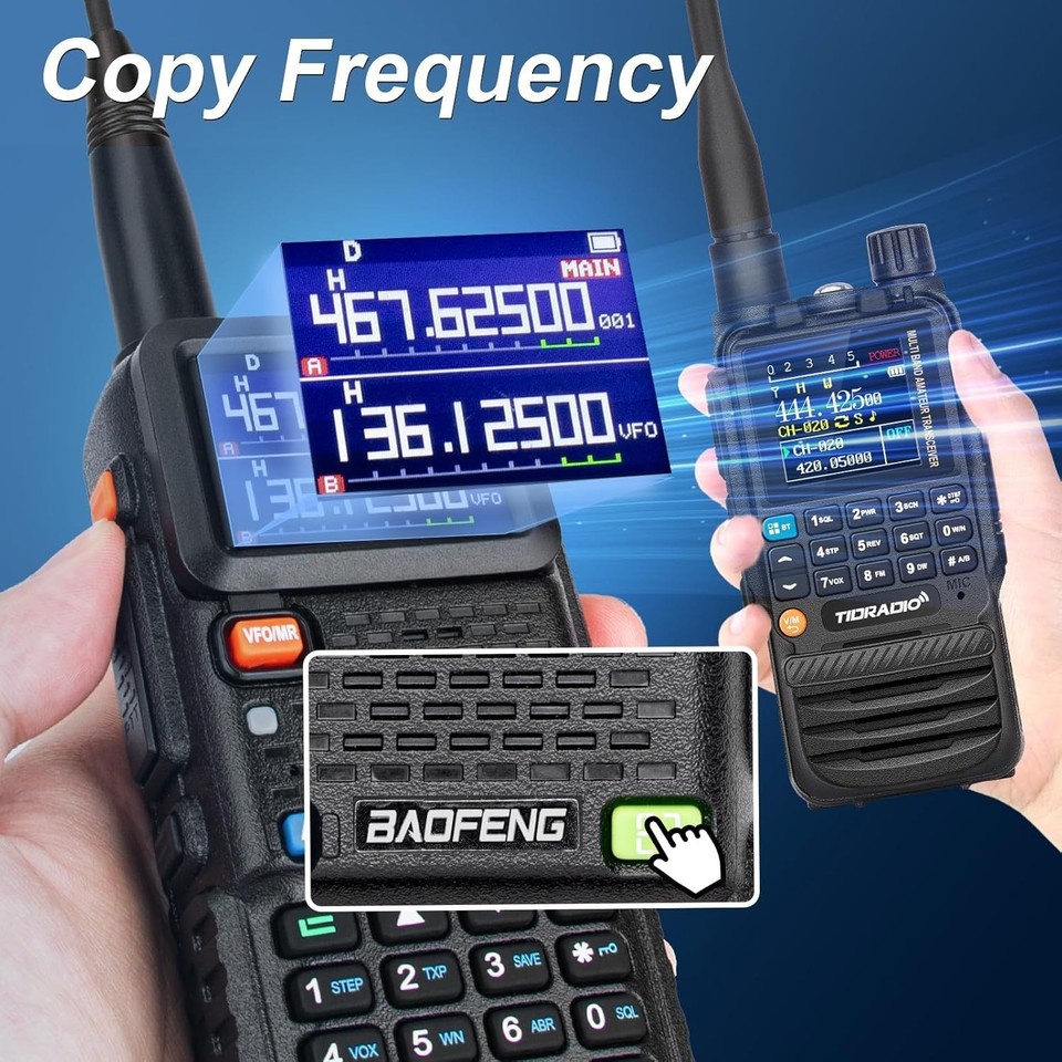Digital Handheld Radio Scanner Fire Police VHF FM EMS Ham 2 Way ...