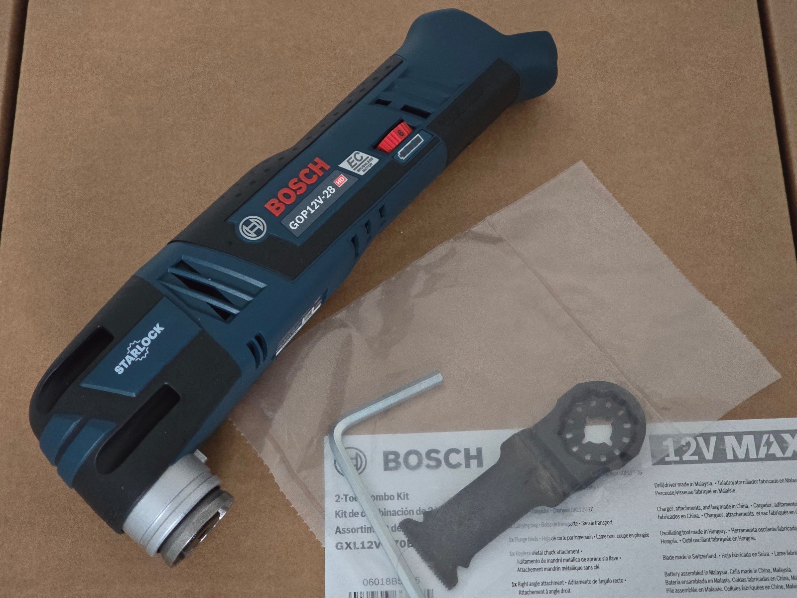 Bosch Professional GOP 12V-28 12v Brushless Multi Tool Cutter (Body ...