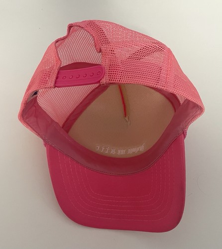 Dramatic Embroidered Adjustable Trucker Hat Pink SnapBack Cap | eBay
