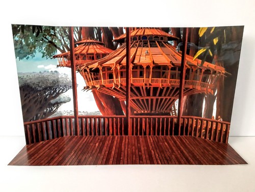 Wookiee Treehouse Backdrop Display Star Wars Hasbro Kenner Ships Free ...