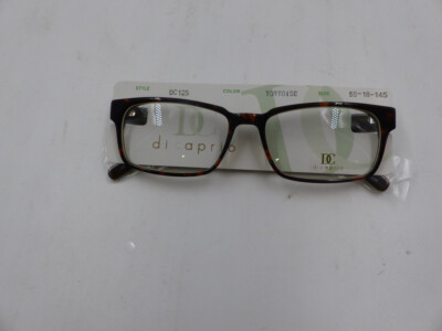 DICAPRIO DC125 55-18-145 IN COLOR TORTOISE UNISEX EYEGLASSES | eBay