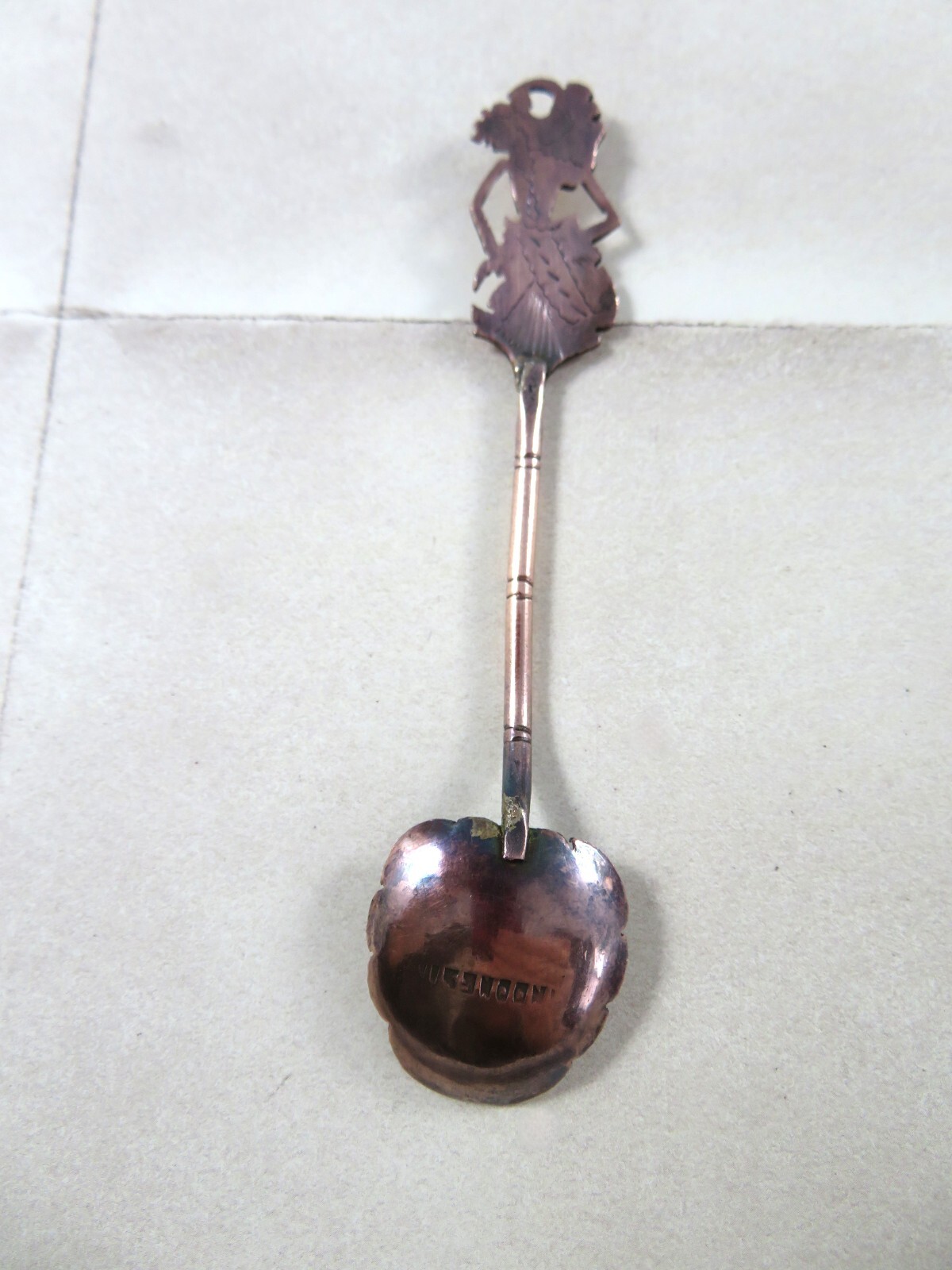 Antique Miniature Copper Spoon Rare Dancing Devil Marked Indonesia 4.25 ...
