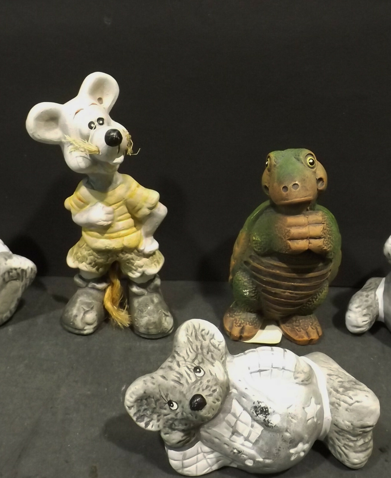 Konvolut 14 Dekorationsfiguren Bären , Ente, Gilde Schildkröte , Maus ...