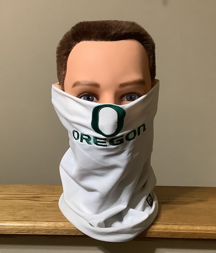 UNISEX ADULT WASHABLE OREGON STATE WHITE NECK GAITER BANDANA FACE MASK ...