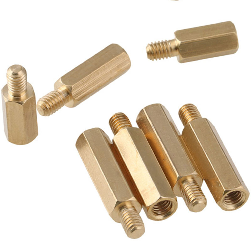 M2 Hex Brass Spacer Screw PC Case Motherboard Standoff Riser Female ...