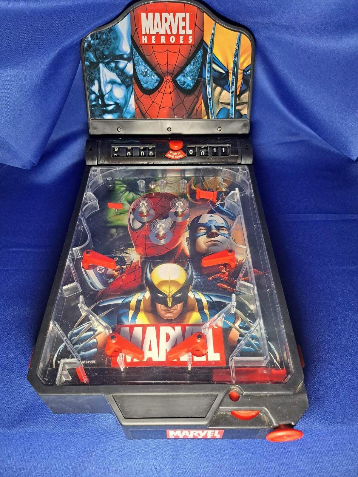 Marvel Heroes Spider-man Electronic Tabletop Pinball Game 2006 | eBay