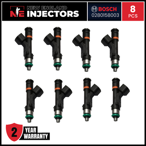 Reman OEM Bosch Fuel Injector Set of 8 0280158003 04 Ford F-150 Lariat ...