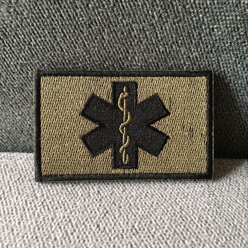 Embroidered MEDIC NURSE Paramedic Hook Loop Patch Fastener Badge Emblem ...