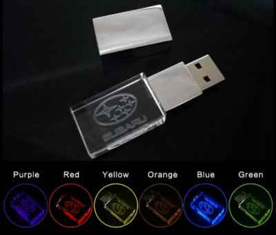 USB Car Logo Subaru Driver Fan Lover Gift Flash Drive 2.0 Metal Stick ...
