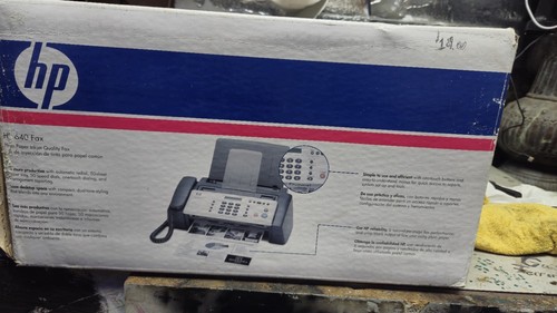HP 640 Fax Machine & Printer - New Sealed in Box with Extra Ink Refill ...