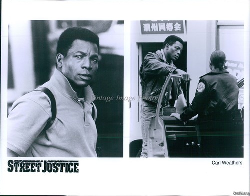 1991 Photo Carl Weathers Stars On Action Series Street Justice ...