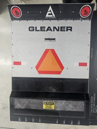 Wow!! Curved Allis Chalmers GLEANER COMBINE farm Equipment Tractor 3D ...