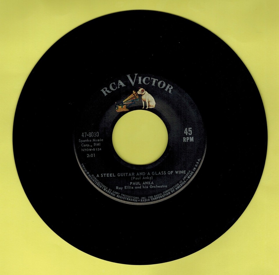 FOUR 45 rpm Records - Anka / Sonny & Cher/ Patty Duke / Duane Eddy ...