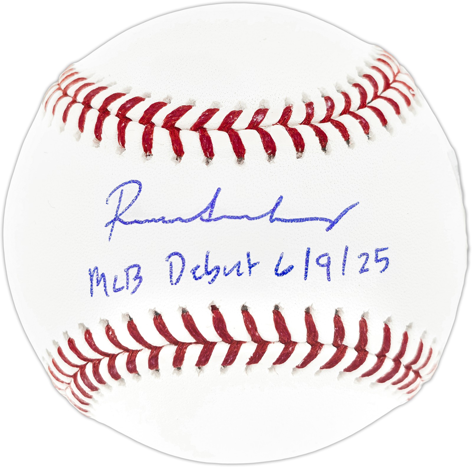 Roman Anthony Signed MLB Baseball Red Sox MLB Debut 6/9/25 Holo