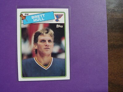 BRETT HULL ROOKIE CARD 1988 TOPPS ST. LOUIS BLUES #66 | eBay