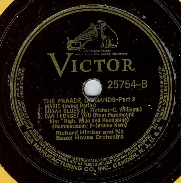 Richard Himber And His Essex House Orchestra - The Parade Of Bands-Part ...