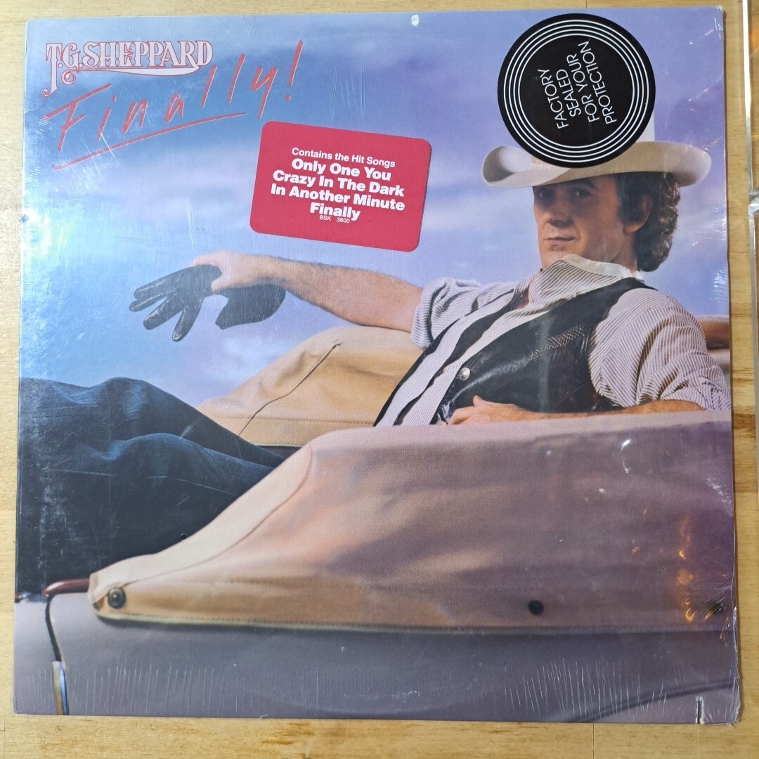 SEALED 1982/1ST PRESS:T.G. SHEPPARD/FINALLY LP:WARNER BROS BSK-3600 ...