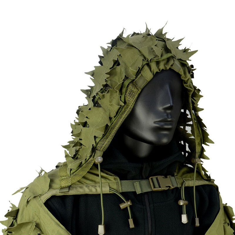 Military Sniper Ghillie Suit Hood Camouflage Sniper Airsoft Ghillie ...