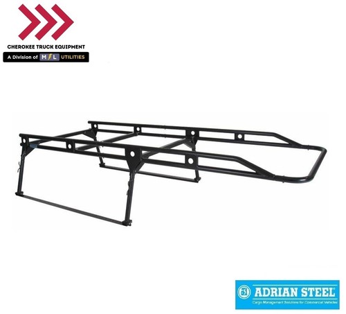 Adrian Steel SLR-8FES, Load Runner Ladder Rack | Black | 0643934595725