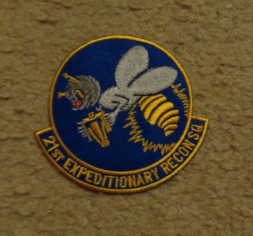USAF FLIGHT SUIT PATCH, 21ST EXPEDITIONARY RECON SQUADRON. KUWAITI MADE ...
