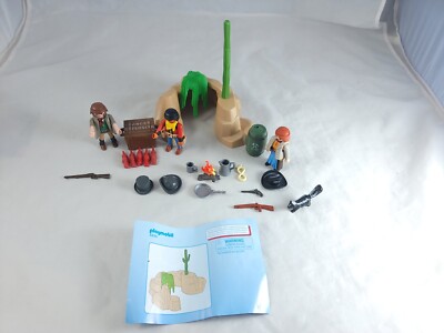 Playmobil 5250 Western Outlaw Hideout Cowboy Skunk Bandits Near ...
