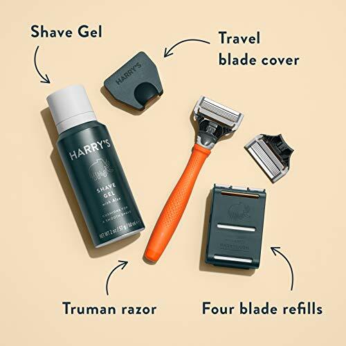 Harry's Razors for Men - Men's Razor Set With 5 Blade Refills Bright ...