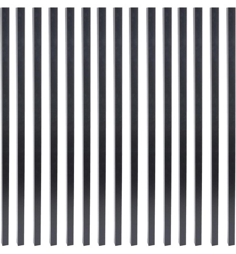 Myard 32 Inch Square Matte Black Aluminum balusters - 25 Pack | eBay