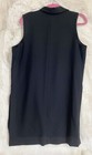 Bar III Womens Long Collared Vest/black/medium 4422 | eBay