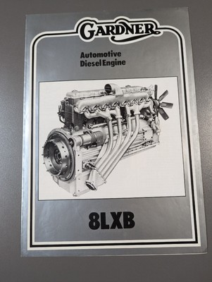 Gardner Automotive Diesel Engine 8LXB Brochure | eBay
