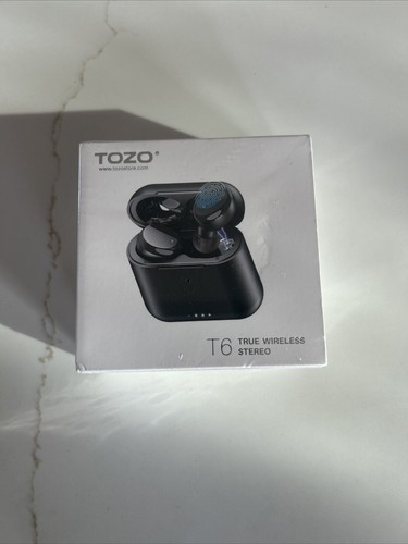TOZO T6 True Wireless Touch Control Earbuds Deep Bass - Sport Black | eBay