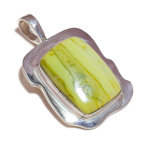 Lemon Jasper Cabochon Rectangle Natural Gemstone Handcrafted Artisan ...