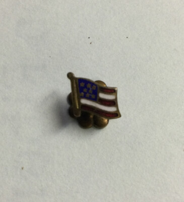 Vintage Red White Blue Enamel Tiny 5mm US Flag Pin | eBay