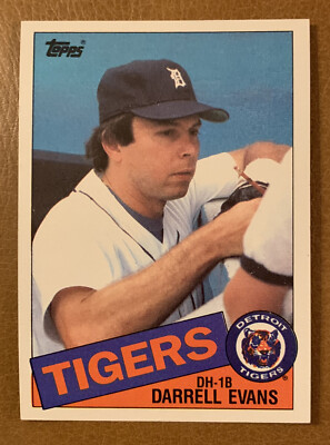 1985 Topps Darrell Evans Detroit Tigers #792 | eBay