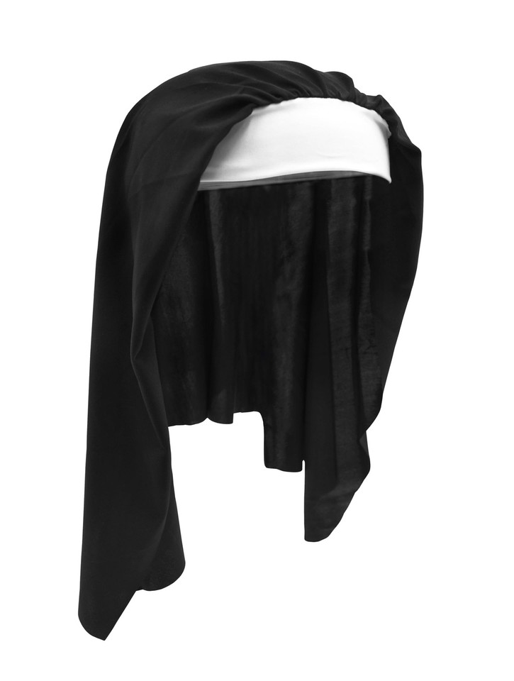 Catholic Nun Headpiece Hat Habit Headband Headpiece Costume Accessory ...
