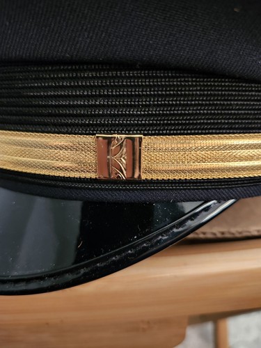 NEW MIDWAY CAP CO ROUND 5 STAR CLASS A DRESS HAT W/Gold Band 71/8 | eBay