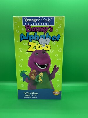 Barney Alphabet Zoo VHS 2000 Classic Collection * SEALED NEW ...