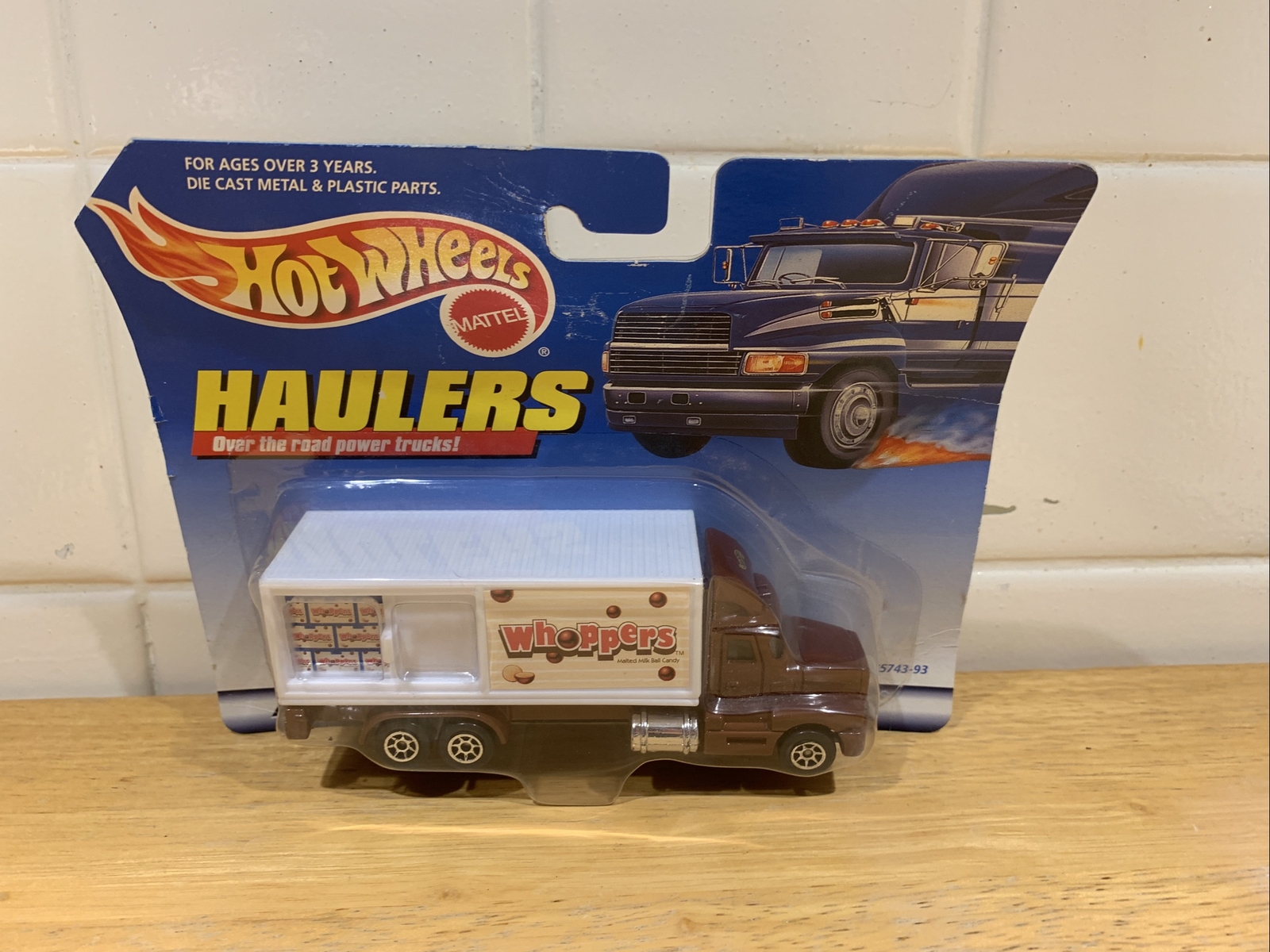 Vintage Hot Wheels Haulers Whoppers Truck Brown 1998 New Bent Card See ...