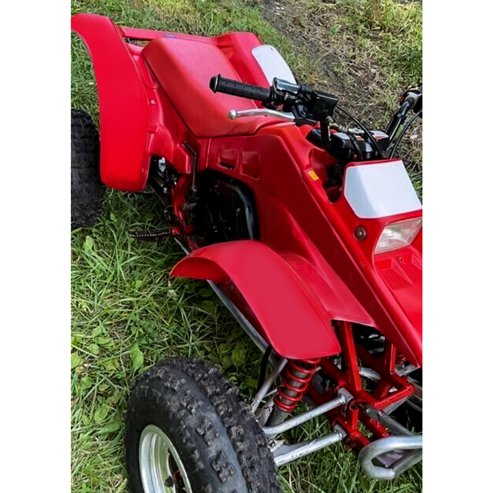 Red Front & Rear Fender Set For Honda TRX 250R TRX250R 1986-1989 ...