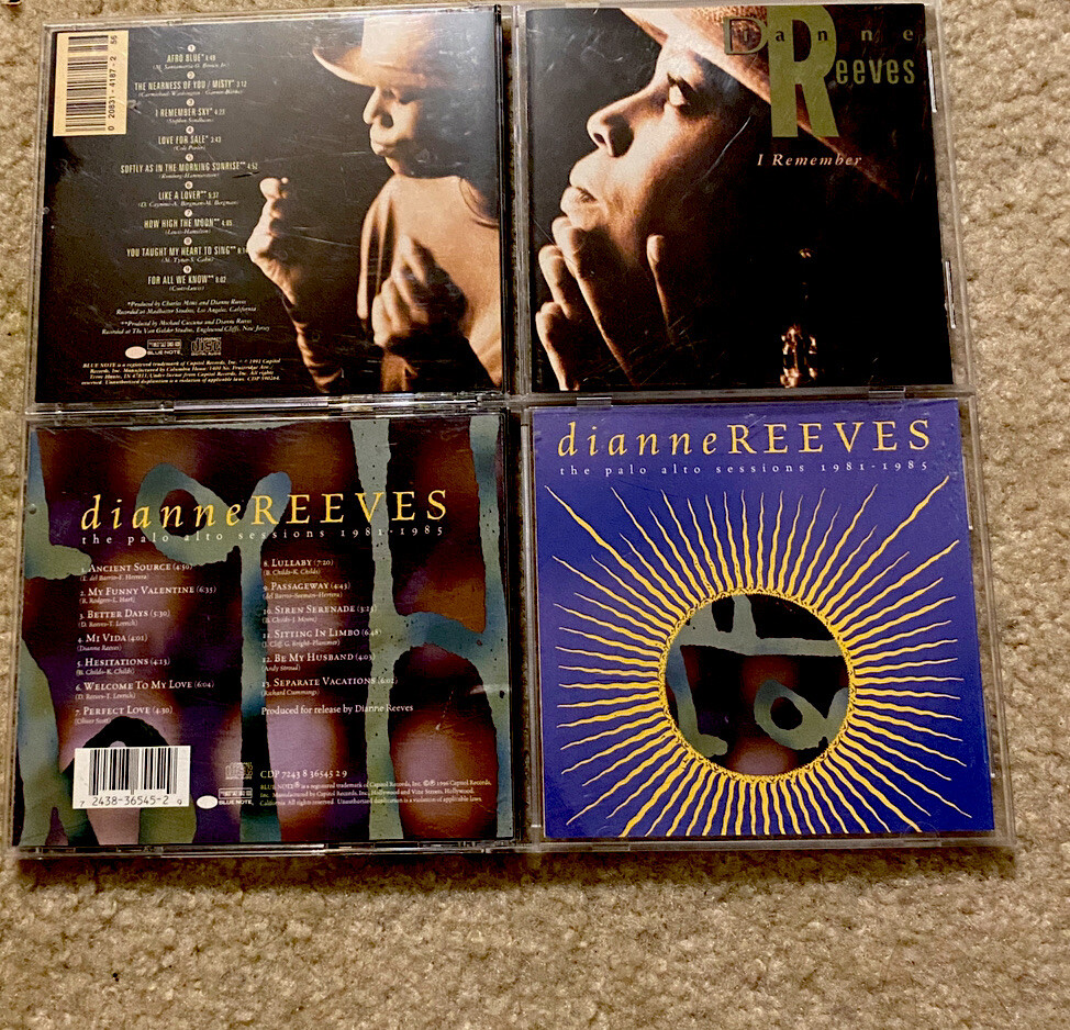 6 DIANNE REEVES CDs Palo Alto, I Remember, Encounter, Best, Storm ...