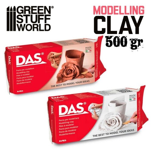 DAS - Modelling Clay - Air-Dry - Diorama & Basing - 500g 1.1Lb | eBay