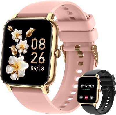 Zhizhi P90 Smartwatch Damen Fitnessuhr mit Telefonfunktion | eBay.de