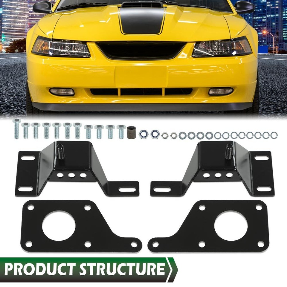 For 79-04 Mustang LS1 5.3L 6.0L Engine Swap Adapter Plates w/ 4.6L ...