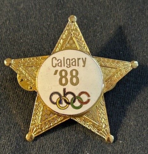 1988 Calgary Olympics ABC Star Badge Media Pin Badge Lapel Pin 2024 | eBay