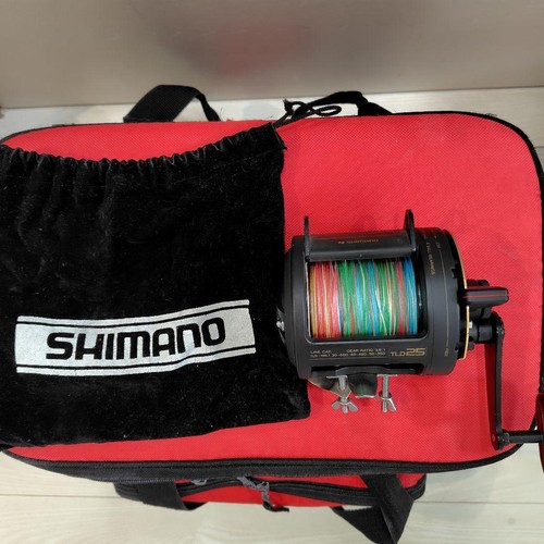 SHIMANO Triton TLD 25 Lever Drag Reel Right-Handed New Unused with PE10 ...
