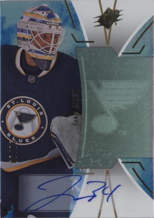 2016-17 SPx - Stars and Legends Jake Allen #38 Blue Autographs /99 (AU ...