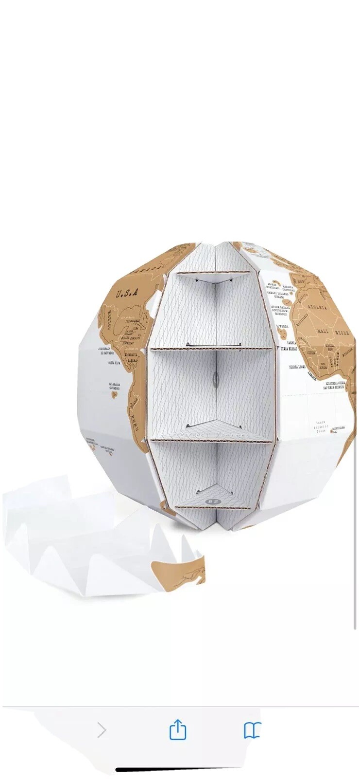 3d Scratch Globe World Map Build Explore Scratchtravel by Luckies of ...