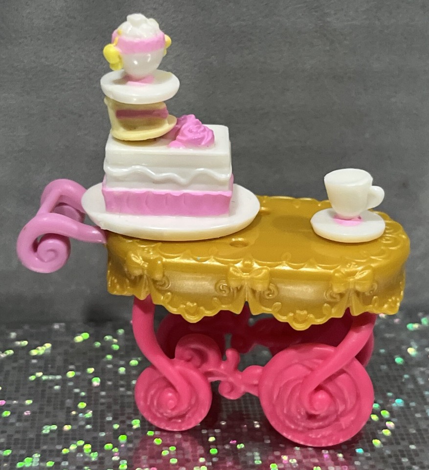 Disney Princess Little Kingdom Toy Set Doll Belle’s Teacart Treats ...